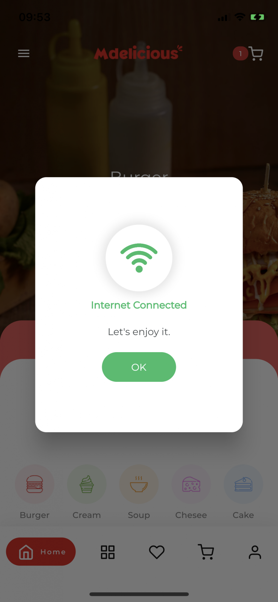 Config Intenet connection notification – Appcheap